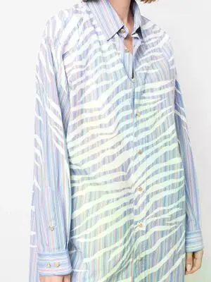 Just Cavalli Tiger-print Long-sleeve Shirt