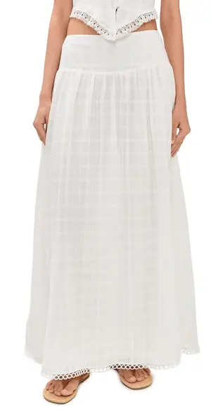 Peixoto Camila Skirt - Thatch White