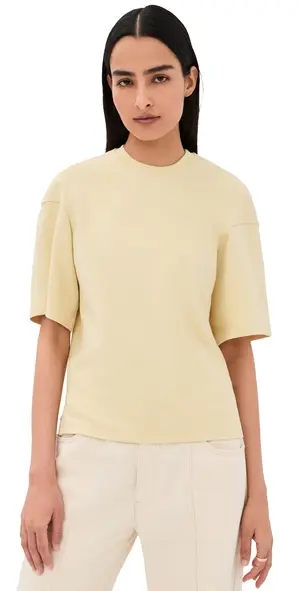 Ossou Short Sleeve Shale Tee - Butter