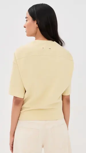 Ossou Short Sleeve Shale Tee - Butter