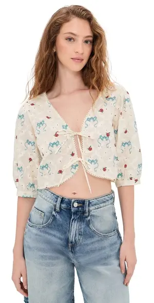 Agua Bendita Scalloped Tops