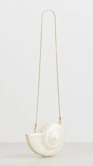 Simkhai Marion Seashell Clutch - Pearl