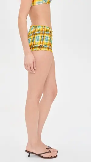 Solid & Striped The Mimi Shorts - Multi Plaid