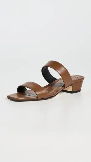 AeydĒ Kemi Nappa Leather Sandals - Tobacco