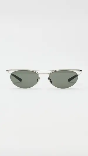 Saint Laurent Metal Aviator Sunglasses
