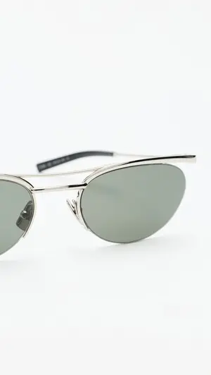 Saint Laurent Metal Aviator Sunglasses