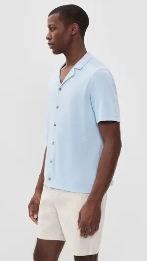 Onia Cotton Linen Camp Sweater