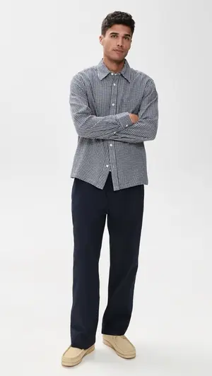 FAR AFIELD Gingham Costa Shirt