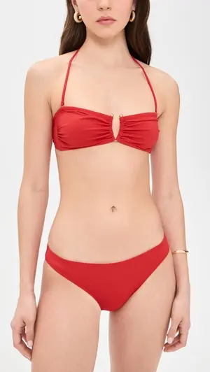 NILI LOTAN Bikini Bottom - Red