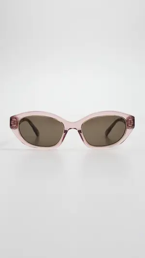 Tory Burch Kira Cateye Sunglasses - Transparent Pink