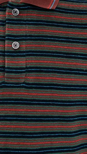 Howlin' Striped Terry Space Polo - Astro Mind