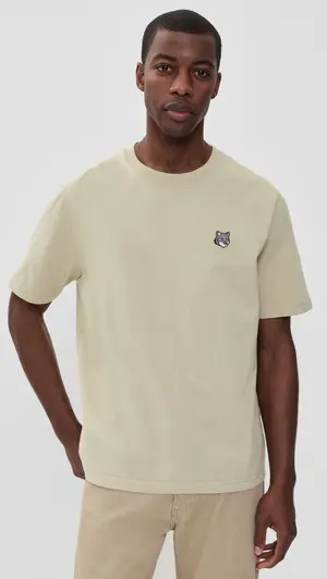 Maison Kitsuné Fox Head Comfort T-shirt - Tea Leaf