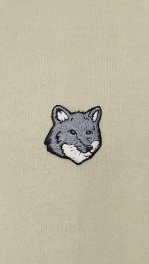 Maison Kitsuné Fox Head Comfort T-shirt - Tea Leaf