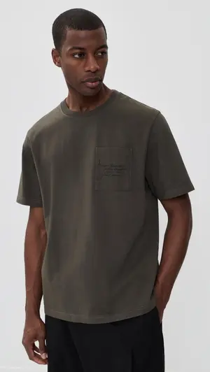 Maison Kitsuné Poetic Script Comfort T-shirt - Beluga
