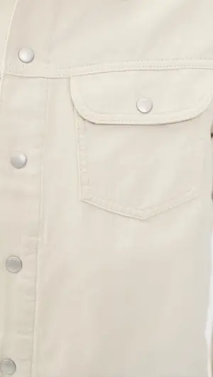 FRAME Canvas Trucker Jacket - Off White