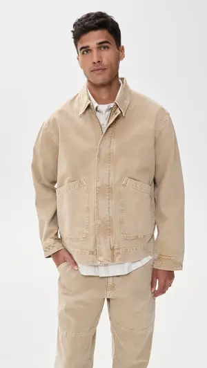 Rag & Bone Canvas Hudson Jacket - Antitaupe