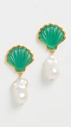 LIZZIE FORTUNATO Marina Drop Earrings