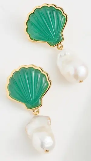 LIZZIE FORTUNATO Marina Drop Earrings