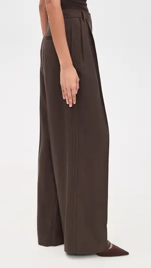 IRO PARIS Helis Trousers - Dark Brown