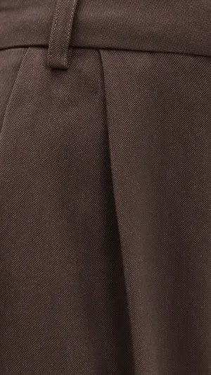 IRO PARIS Helis Trousers - Dark Brown