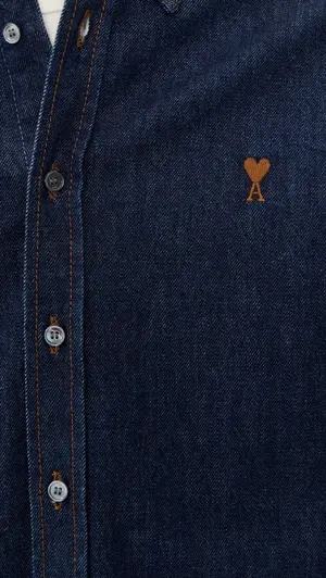 AMI Paris Raw Denim Shirt