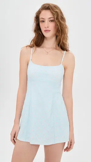 LoveShackFancy Vivianna Dress - Chapparal Blue