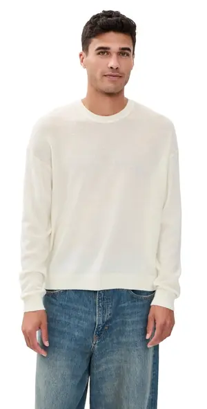 FRAME Cashmere Blend Crewneck Sweater