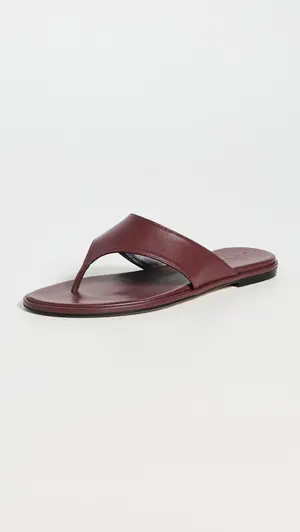 AeydĒ Amaya Nappa Leather Sandals - Port