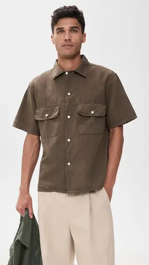KNICKERBOCKER Cotton Linen Shirt