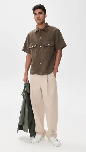 KNICKERBOCKER Cotton Linen Shirt