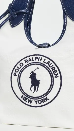 Polo Ralph Lauren Logo Canvas Tote - Paper