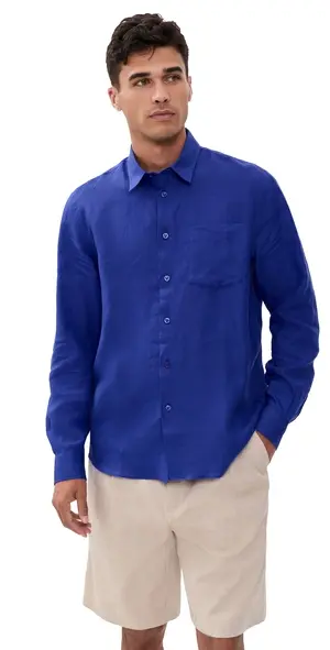 Vilebrequin Caroubis Linen Shirt - Marrakech