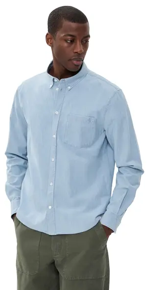 Maison Kitsune Embroidered Overshirts For Men