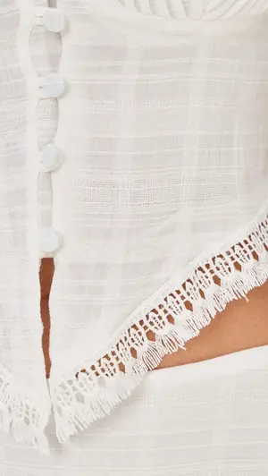 Peixoto Lucia Top - Thatch White