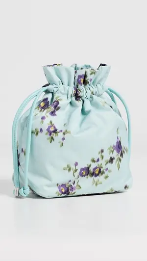 GANNI Printed Nylon Pouch