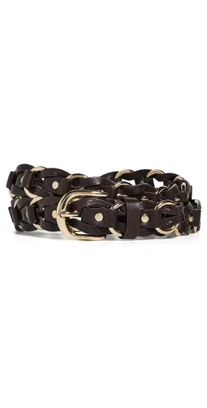 Madewell Woven Ring Belt - Coffee Bean