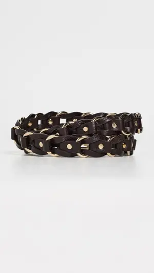 Madewell Woven Ring Belt - Coffee Bean