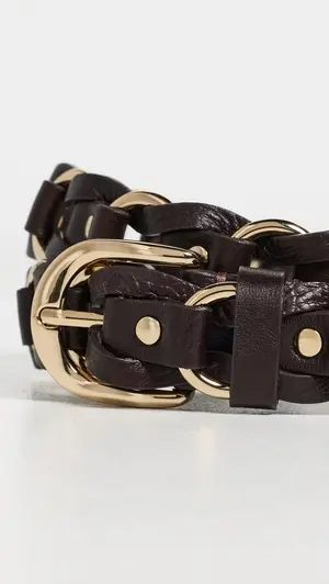 Madewell Woven Ring Belt - Coffee Bean
