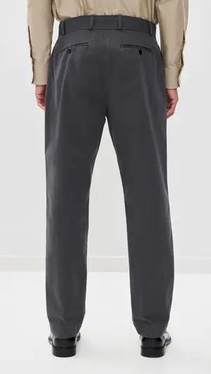Officine Générale Pleated Twill Chino Pants