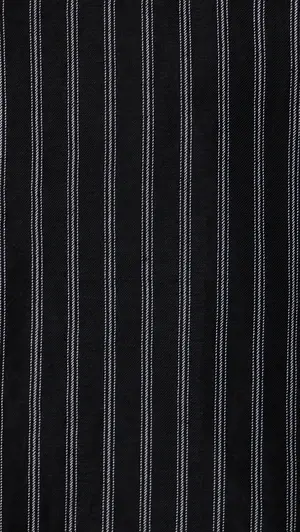 WILLY CHAVARRIA Camp Collar Shirt - White/black Stripe