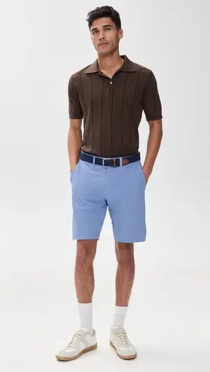BOSS Slim Fit Technical Shorts - Colony Blue