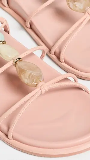 STUART WEITZMAN Majorca Wrap Sport Sandals - Blushful