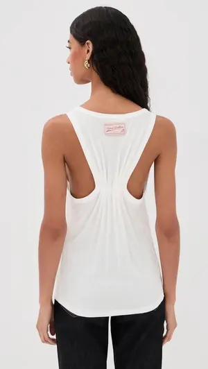 Victoria Beckham Split Tank Top - White