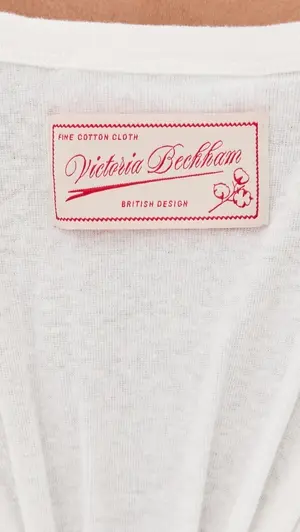 Victoria Beckham Split Tank Top - White