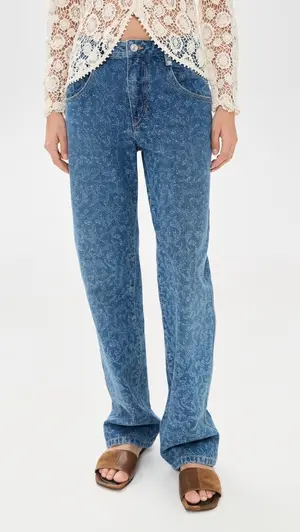 Isabel Marant Étoile Brinsa Straight Leg Jeans