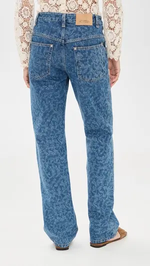 Isabel Marant Étoile Brinsa Straight Leg Jeans