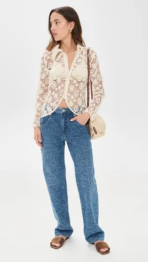 Isabel Marant Étoile Brinsa Straight Leg Jeans