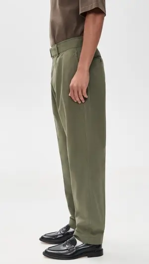 Officine Générale Pleated Twill Chinos