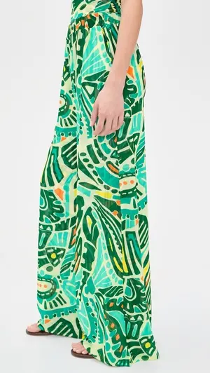 Eywasouls Malibu Seby Tropical Print Pants - Jungle Rhythm