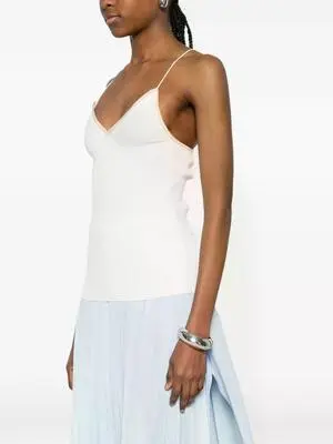 N°21 Ribbed Camisole With Contrast Trim